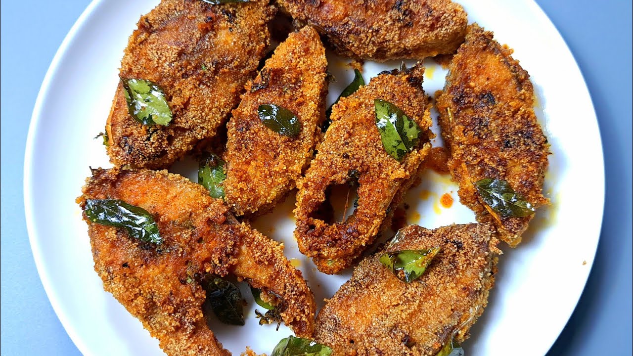 Rava Fish Fry |Trevally Fish Fry |Spicy Masala Fish Fry |Tasty Fish Fry ...