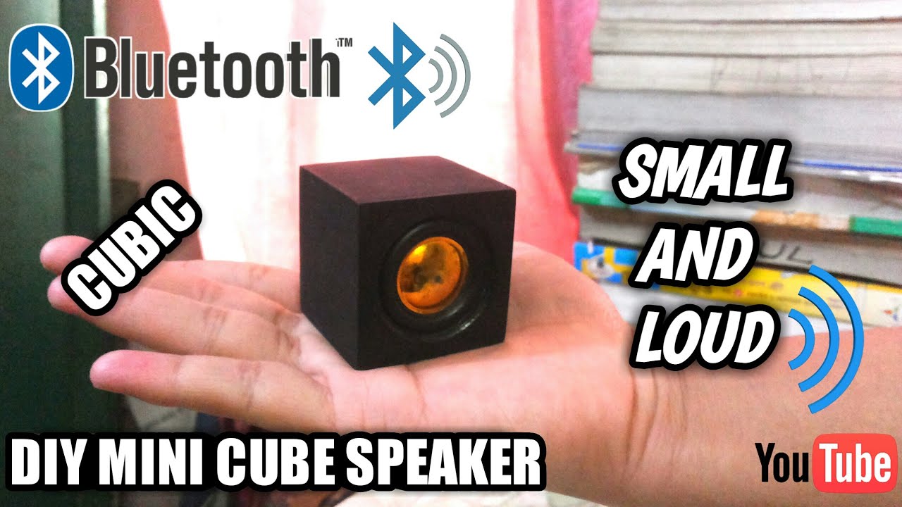 How To Make Small Cube Bluetooth Speaker | Diy Mini Bluetooth Speaker ...