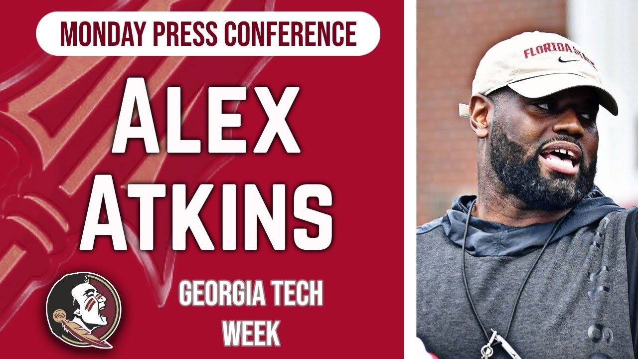 Alex Atkins Press Conference | FSU Football | Georgia Tech Week ...