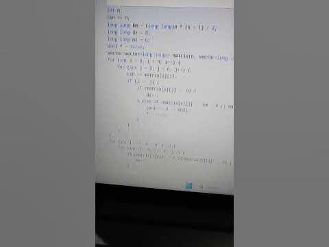 matrix modulo codechef solution starter 122D - YouTube
