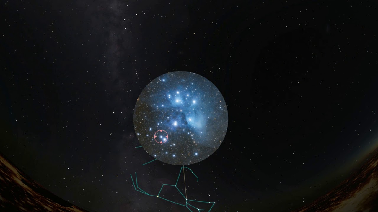 A 360° Cosmic Trip to Pleione in the Pleiades - YouTube