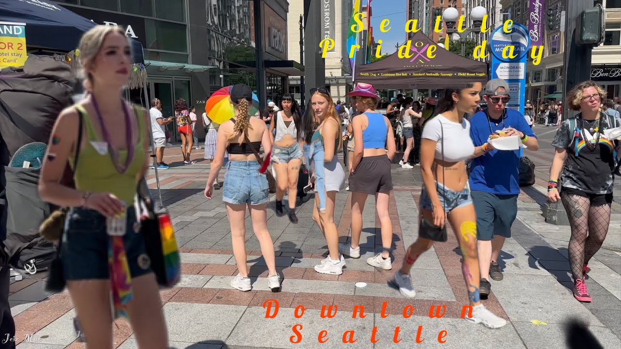 Seattle Pride day | Downtown Seattle, WA U S - YouTube