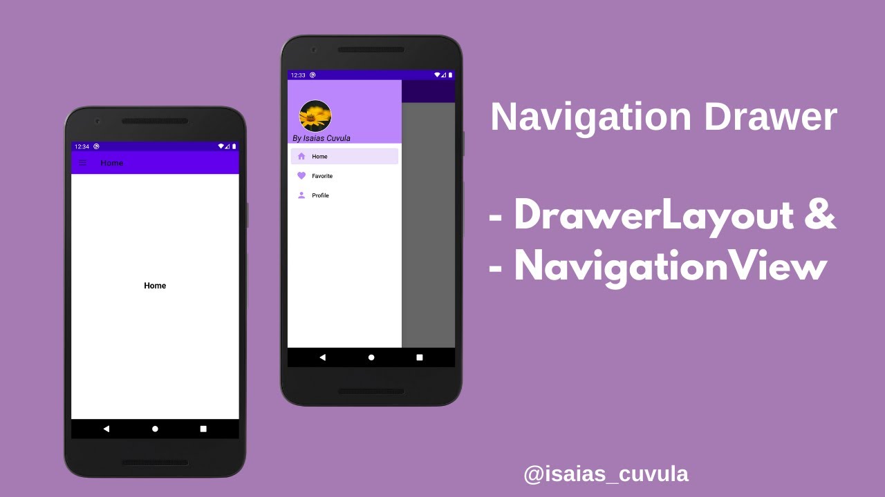 Navigation Drawer Drawerlayout E Navigationview In Kotlin 7442