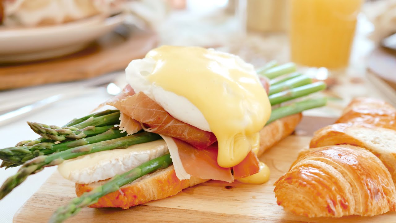 French Eggs Benedict Brunch Recipe - YouTube
