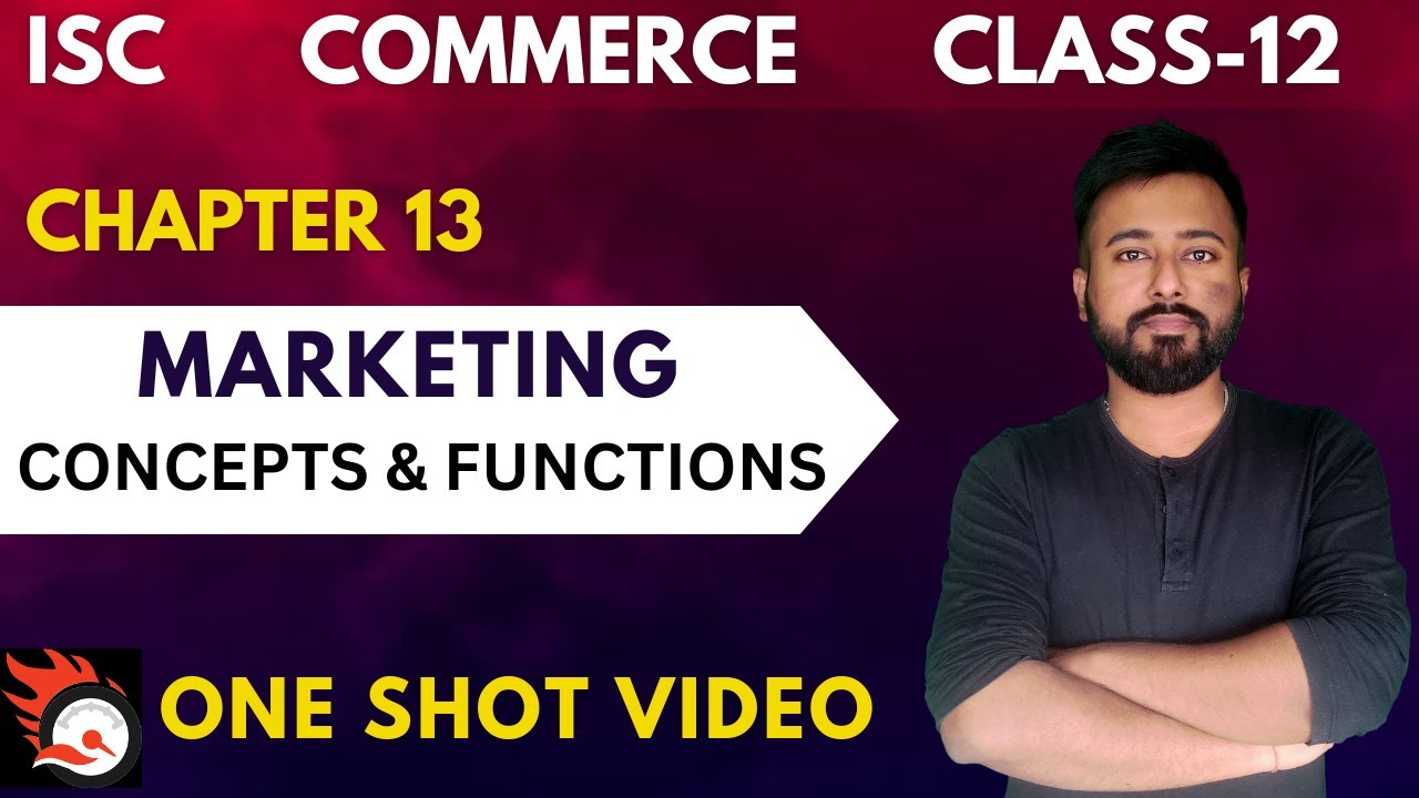 MARKETING – CONCEPTS AND FUNCTIONS | [ISC Commerce Class 12] | ISC ...