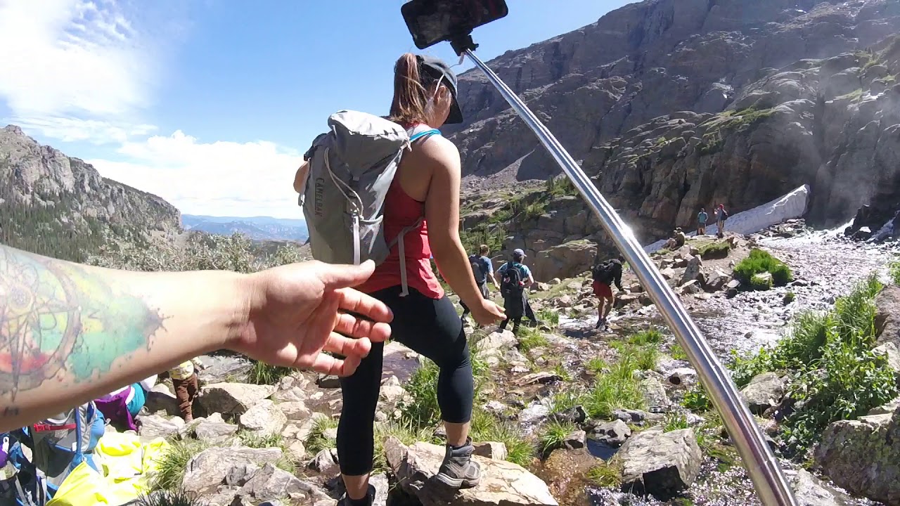 The climb up to Timberline Falls - YouTube
