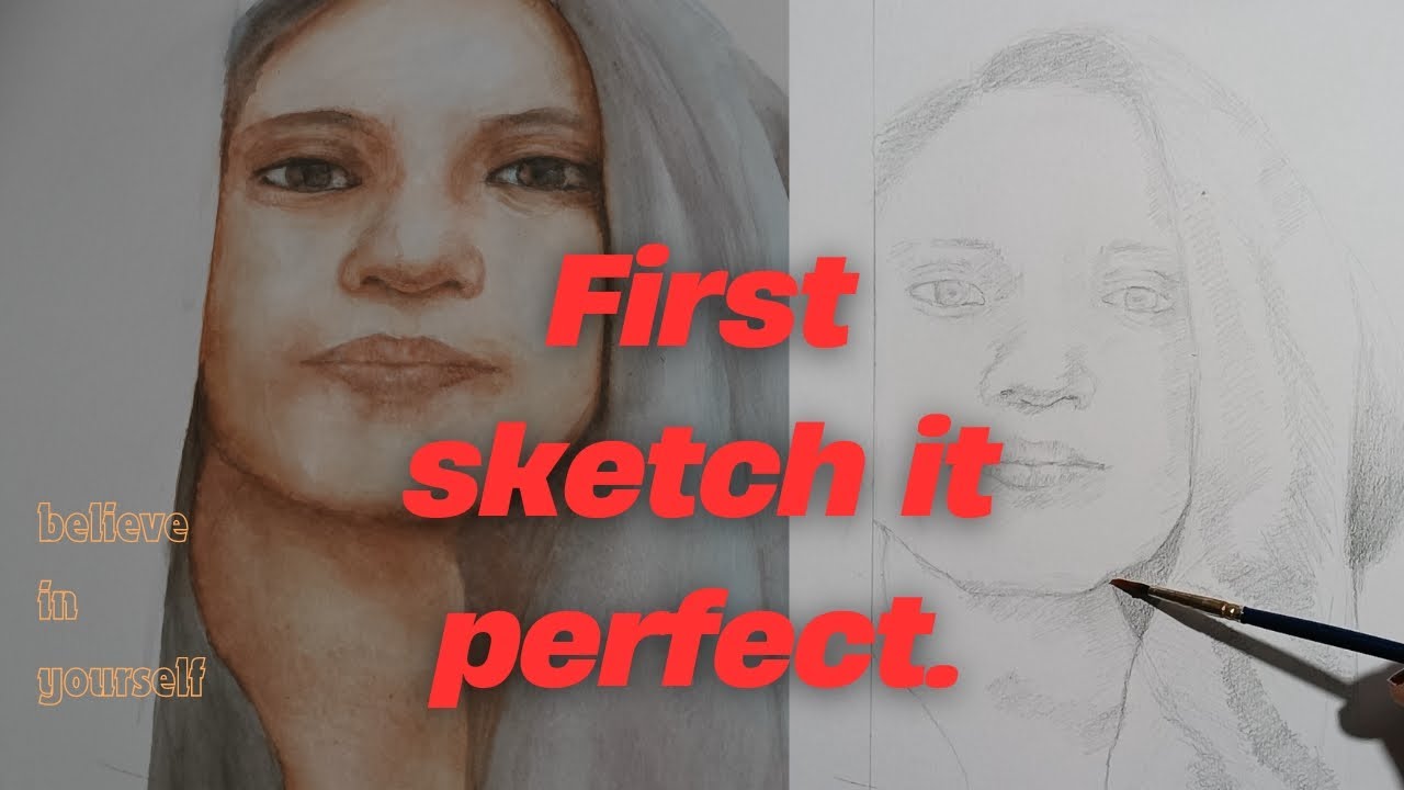 sketching before painting. Art fundamentals. - YouTube