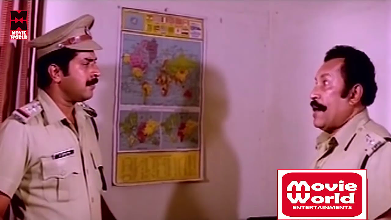 Aavanazhi Movie | Scenes | Janardhanan Son got an accident | Mammootty ...