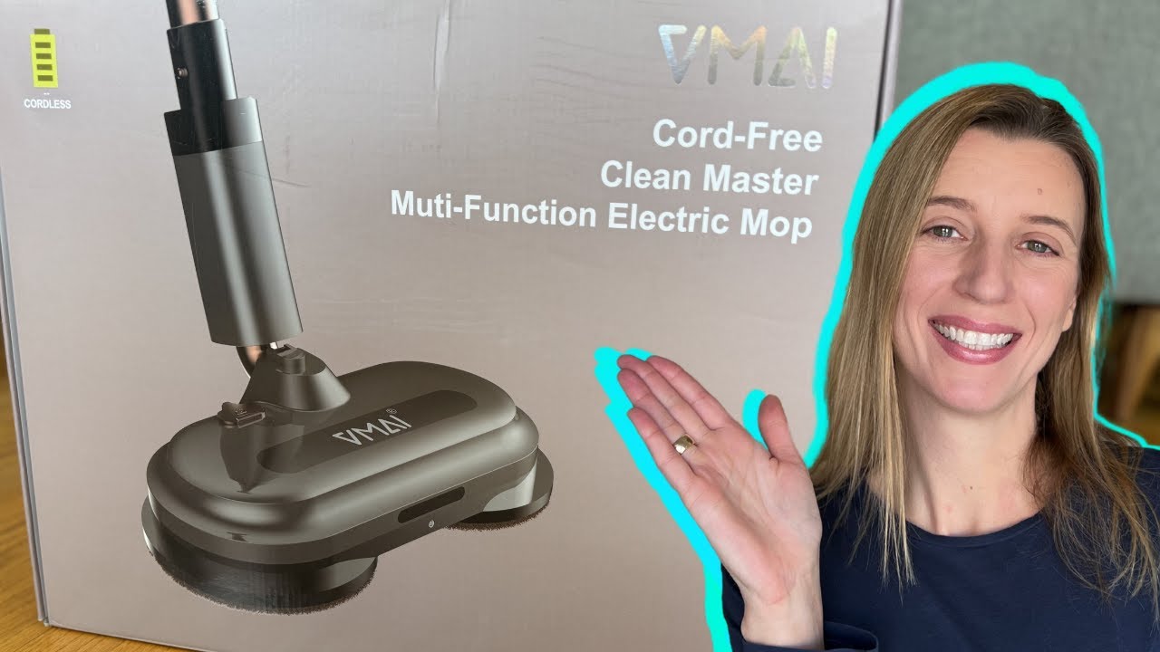 Simplify Your Cleaning with VMAI Cordless Electric Mop Magic - YouTube