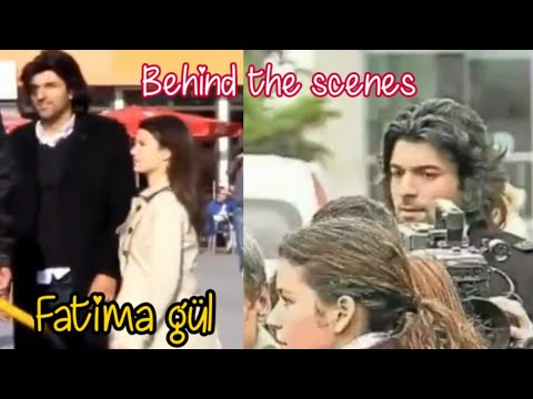 Engin Akyürek and Beren Saat Behind the scenes of Fatima gül A major ♥👌 Throw back