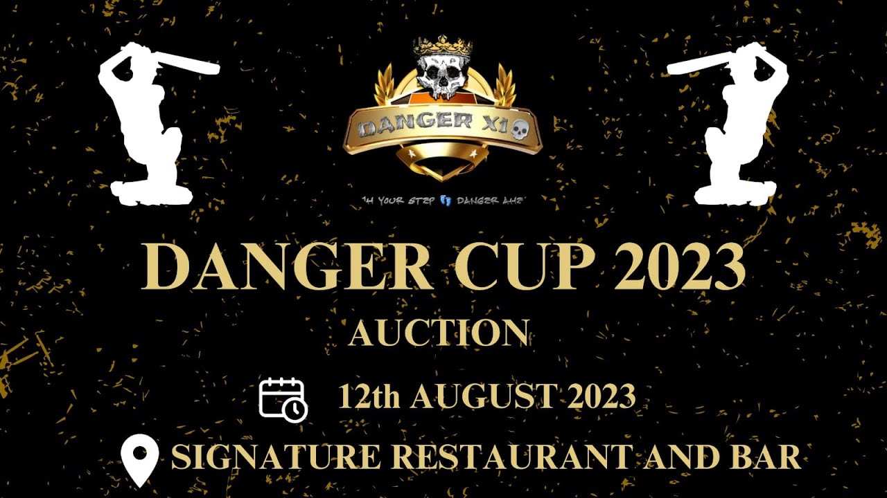 Danger Cup 2023 || Auction - YouTube