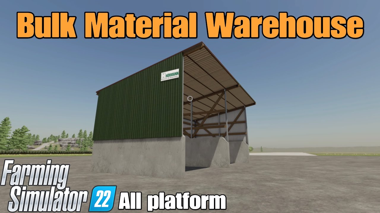 Bulk Material Warehouse / FS22 mod for all platforms - YouTube