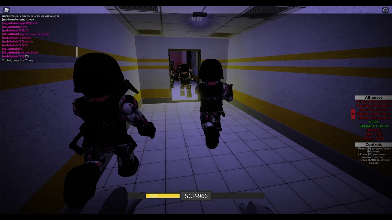 When SCP-049-B kills SCP-966 | Roblox rbreach - YouTube