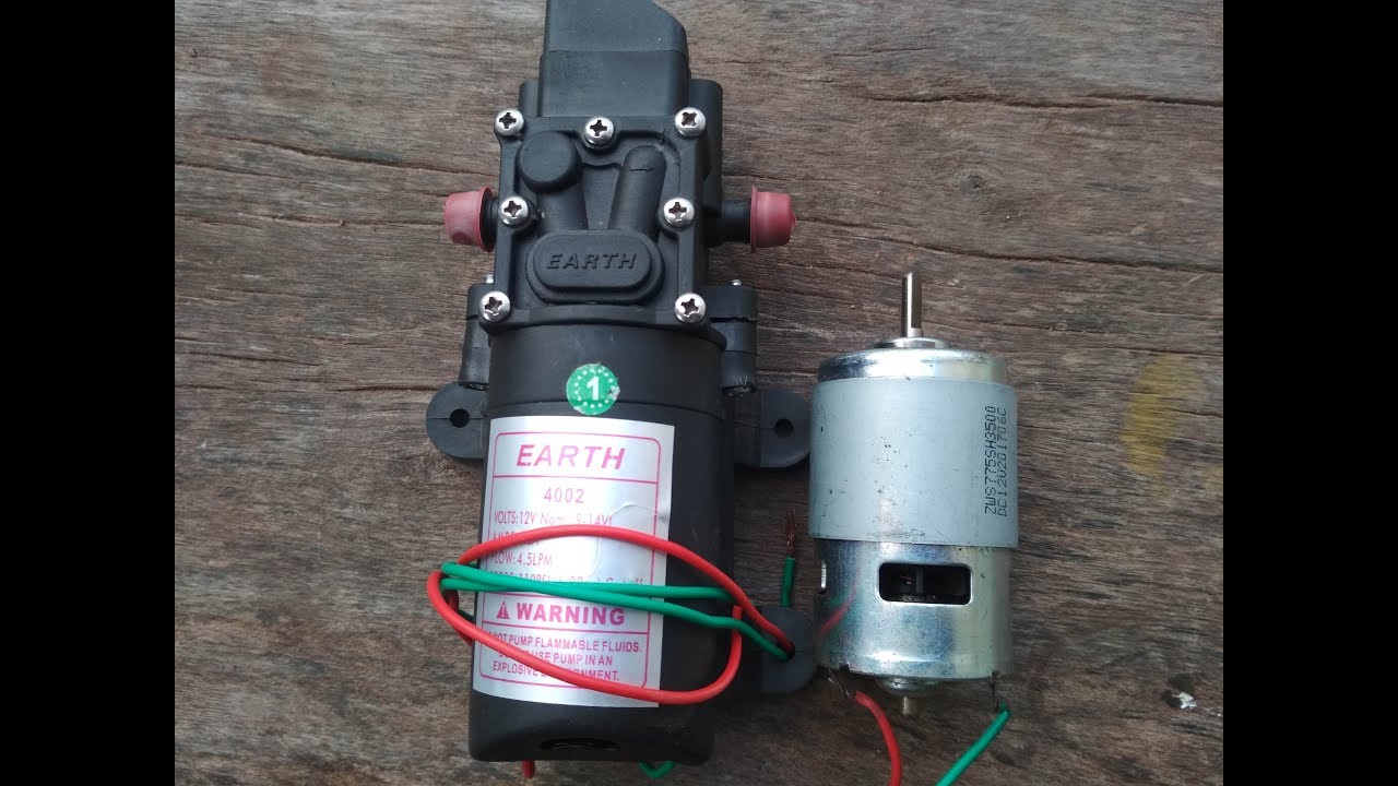 12 VOLT MOTOR SPRAYER REPAIRING || technical sanjay || - YouTube