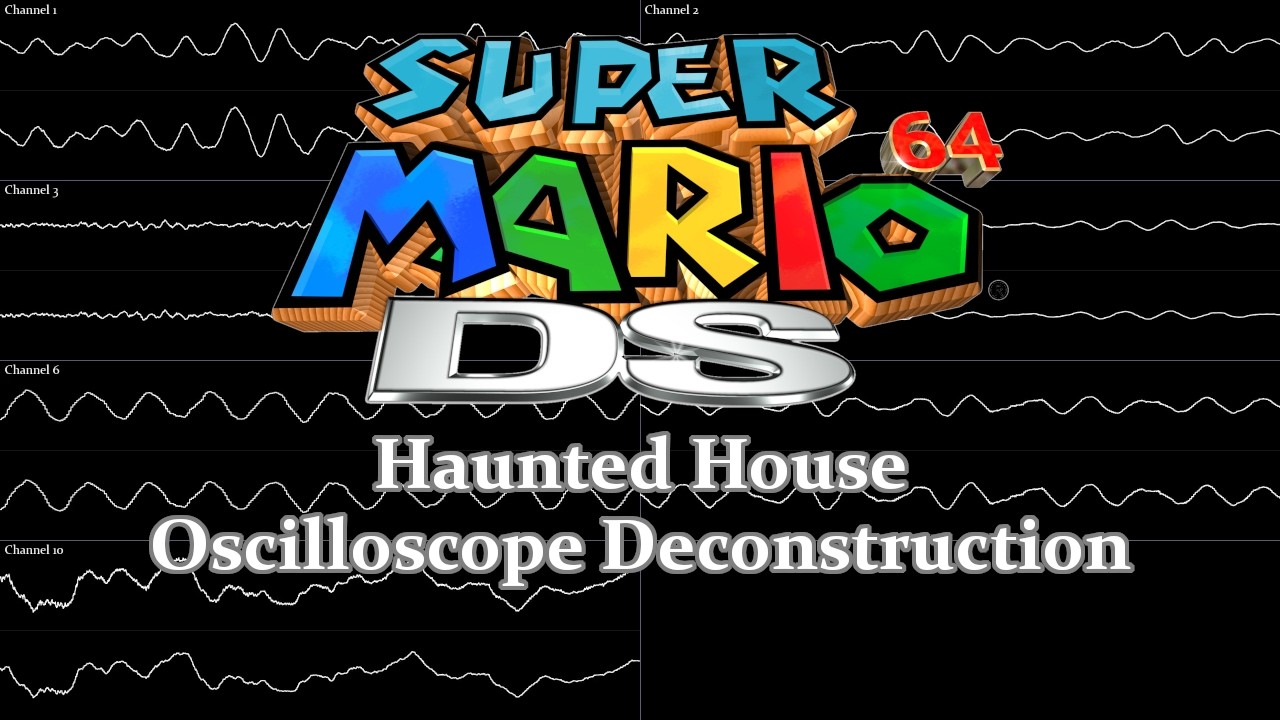 Super Mario 64 DS - Haunted House (Oscilloscope Deconstruction) - YouTube