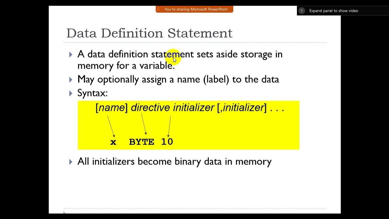 Lecture No 5, Microprocessors Spring 2022 - YouTube