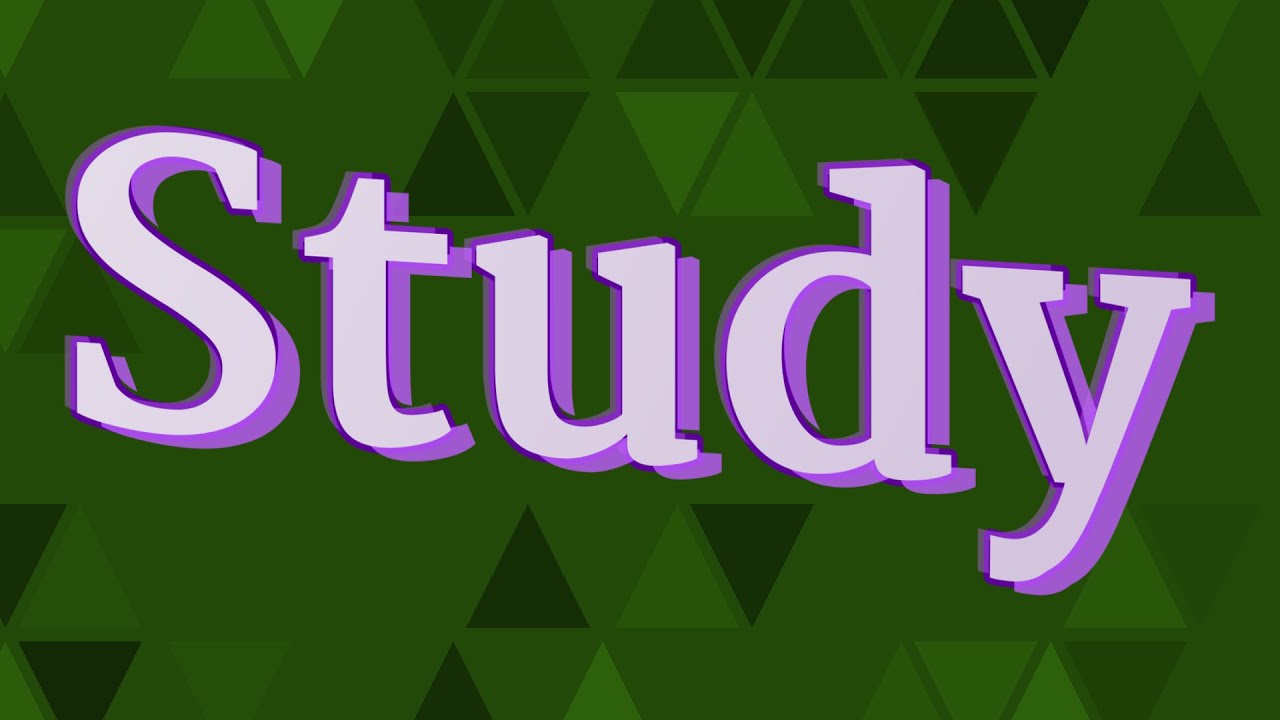 STUDY pronunciation • How to pronounce STUDY - YouTube