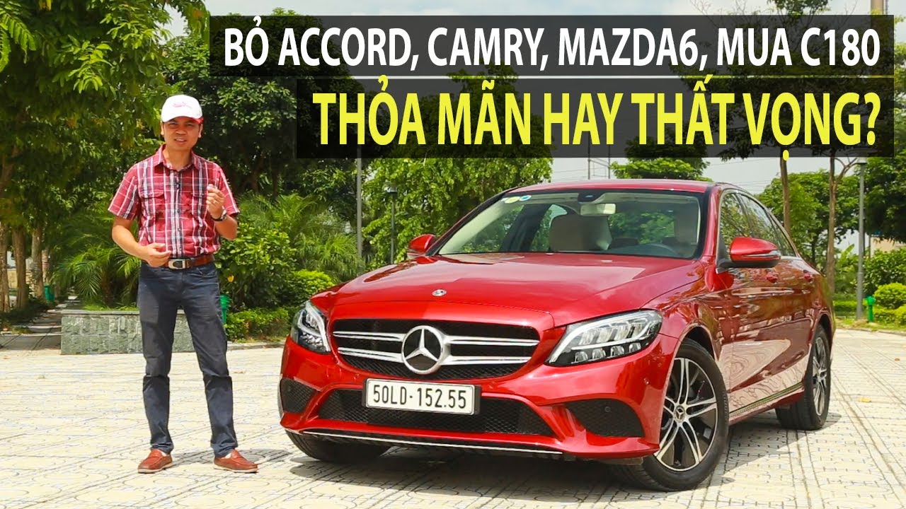 Đánh giá Mercedes-Benz C180 2020: Có đáng để đánh đổi Accord, Camry hay ...