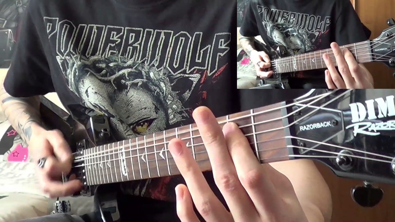 We drink your blood - Powerwolf guitar cover - YouTube