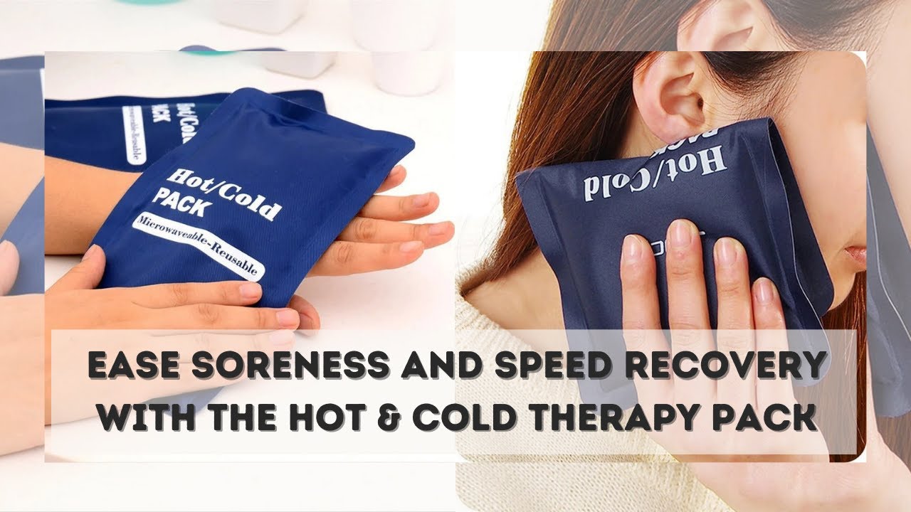 Reusable Hot Cold Therapy Pack - Gel Pad Ice Cooling Heating Pads - YouTube