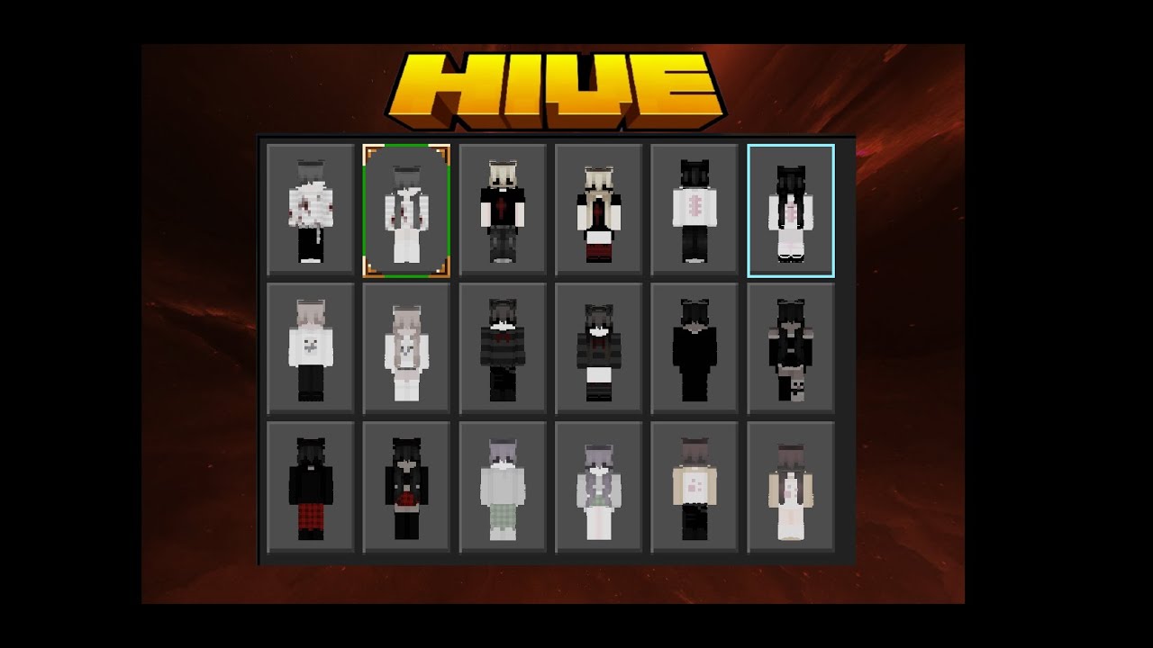 18 Cosmetic Skin Pack (PC) (MCPE/MCBE) (4D Skins) (1.19+ Works on Hive ...