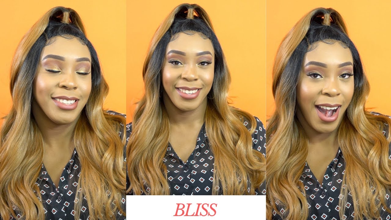 Model Model Synthetic Half Up Lace Front Wig - BLISS --/WIGTYPES.COM ...