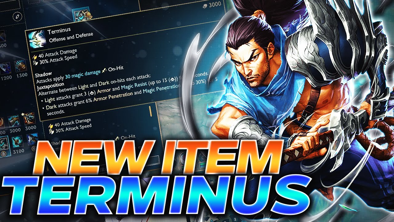 IS **NEW** TERMINUS THE BEST ITEM FOR YASUO?! - YouTube