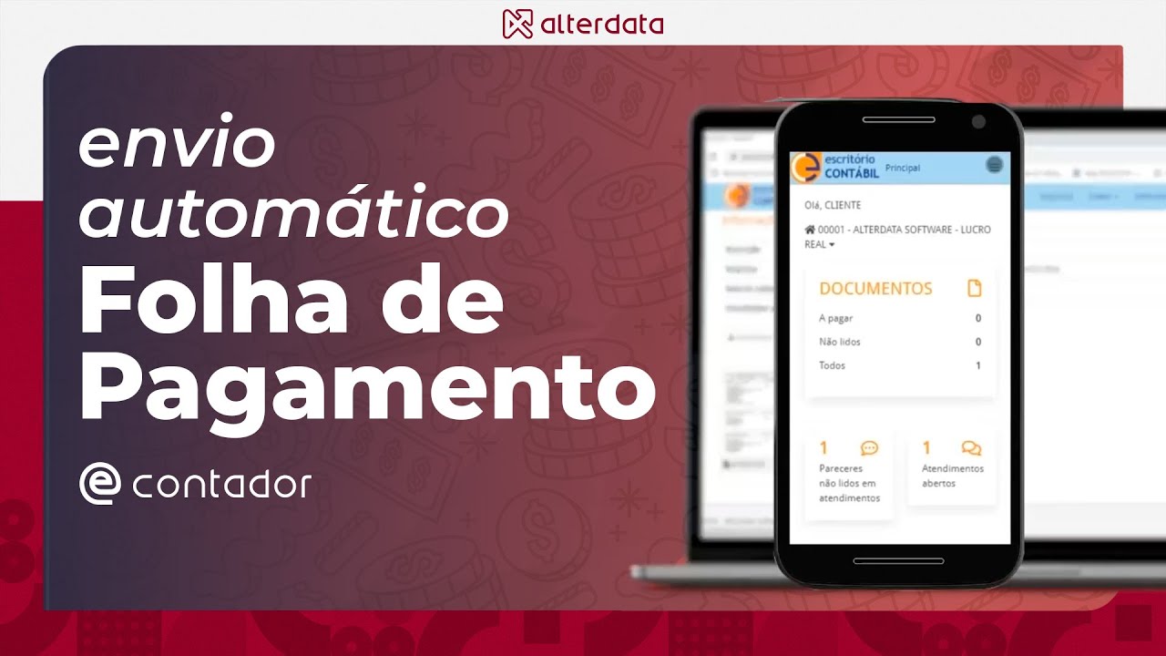 eContador - envio automático da folha de pagamento - YouTube