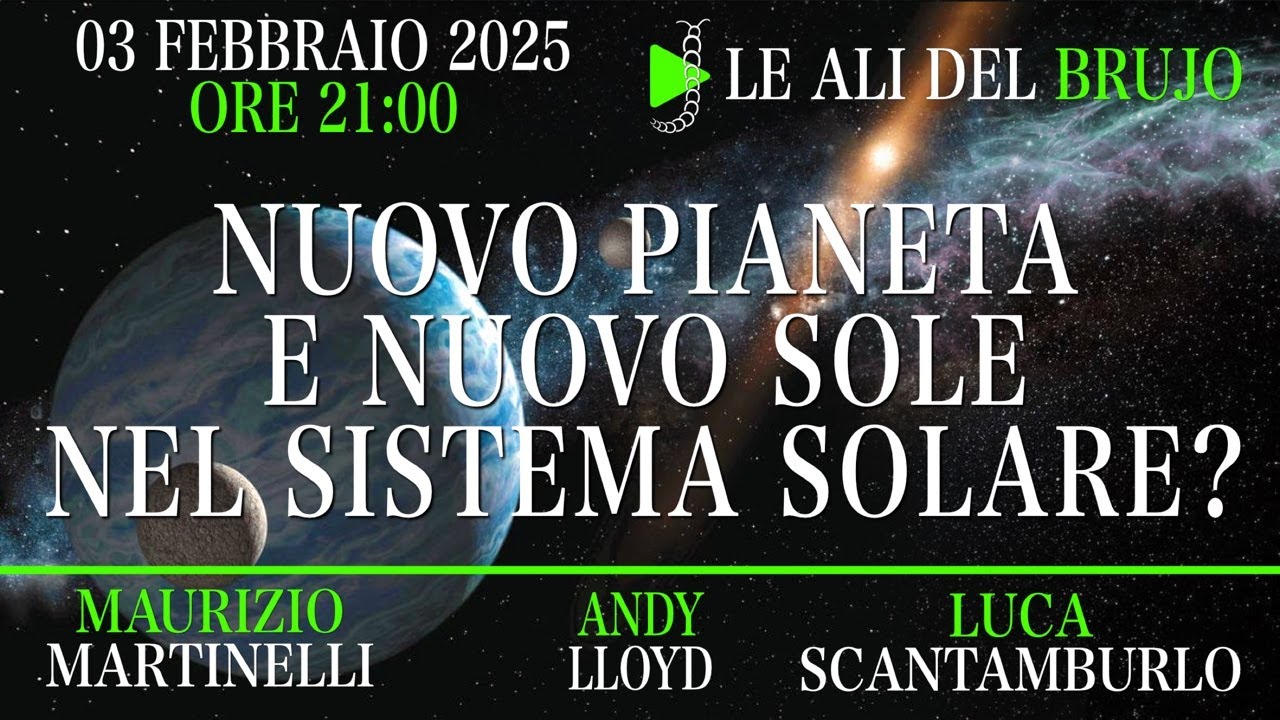 NUOVO PIANETA E NUOVO SOLE NEL SISTEMA SOLARE? Con Maurizio Martinell ...
