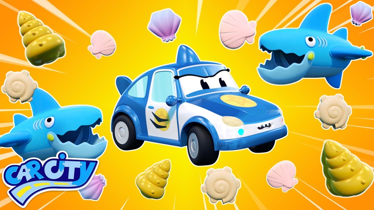 POLICE CAR becomes friends with SHARKS | InvenTom The Tow Truck | Car ...