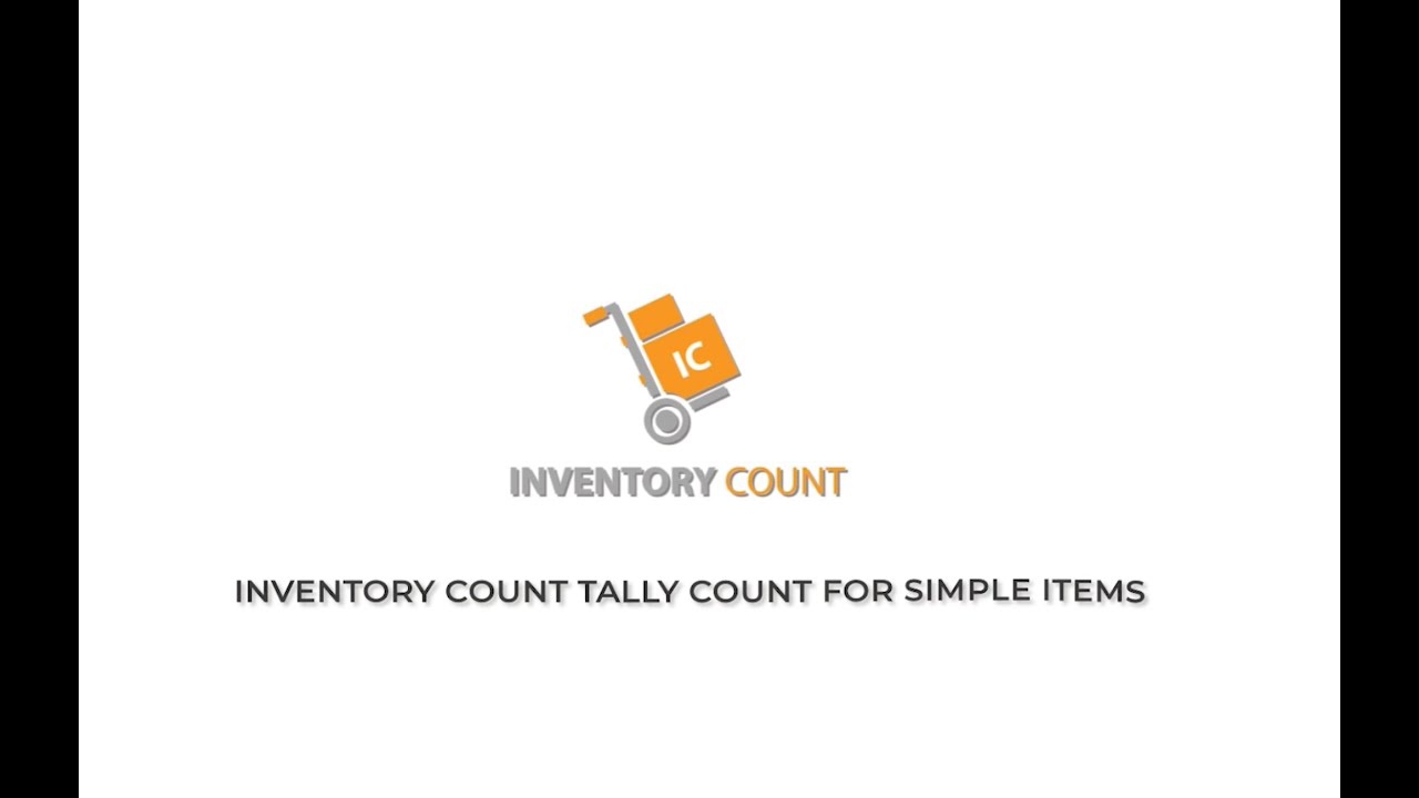 Inventory Count Tally Count for Simple Items - YouTube