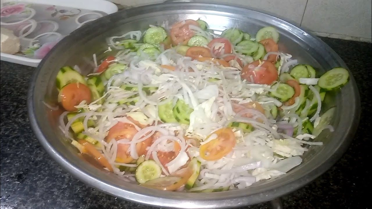 Green Salad |Super healthy and deliciousSalad Recipe in Pakistani ...
