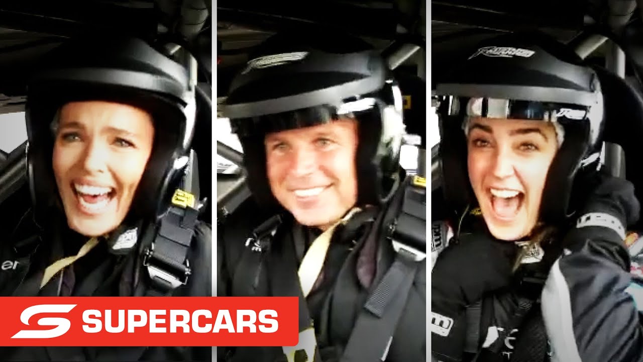 Channel 7 stars go for the ride of their life! | Supercars 2021 - YouTube