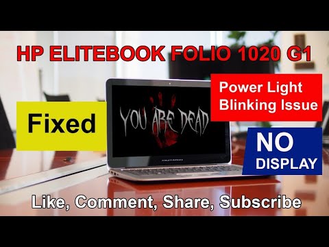 How To Solve Power Blinking #hpelitebookfolio1020g1 #Powerblinkingissue #hp #dell #lenovo #asus