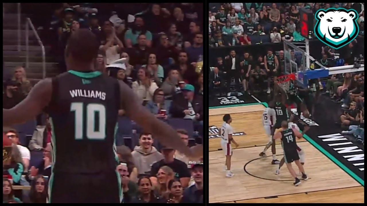 JAYLIN WILLIAMS SHAQ-LIKE DUNK ALMOST BRINGS DOWN THE HOOP🔥 - YouTube