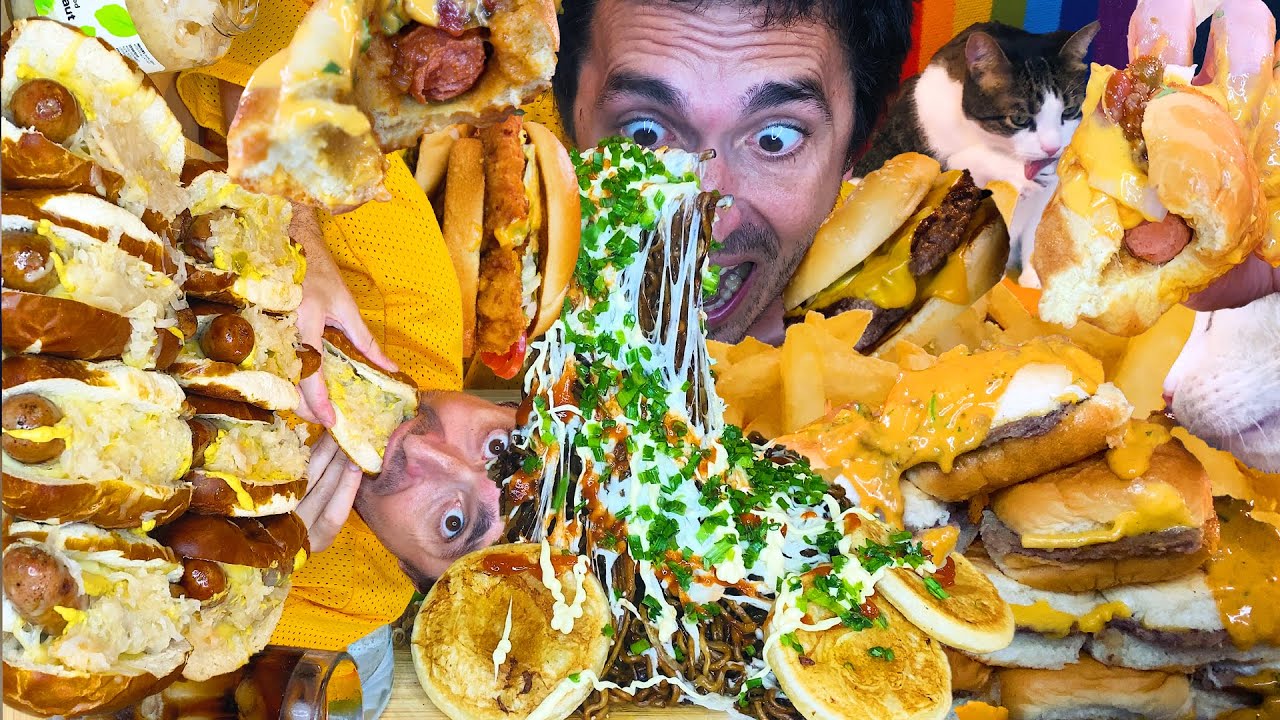 ASMR EATING ULTIMATE SLEEP TWO HOURS + NO TALKING MASHUP 먹방 - YouTube