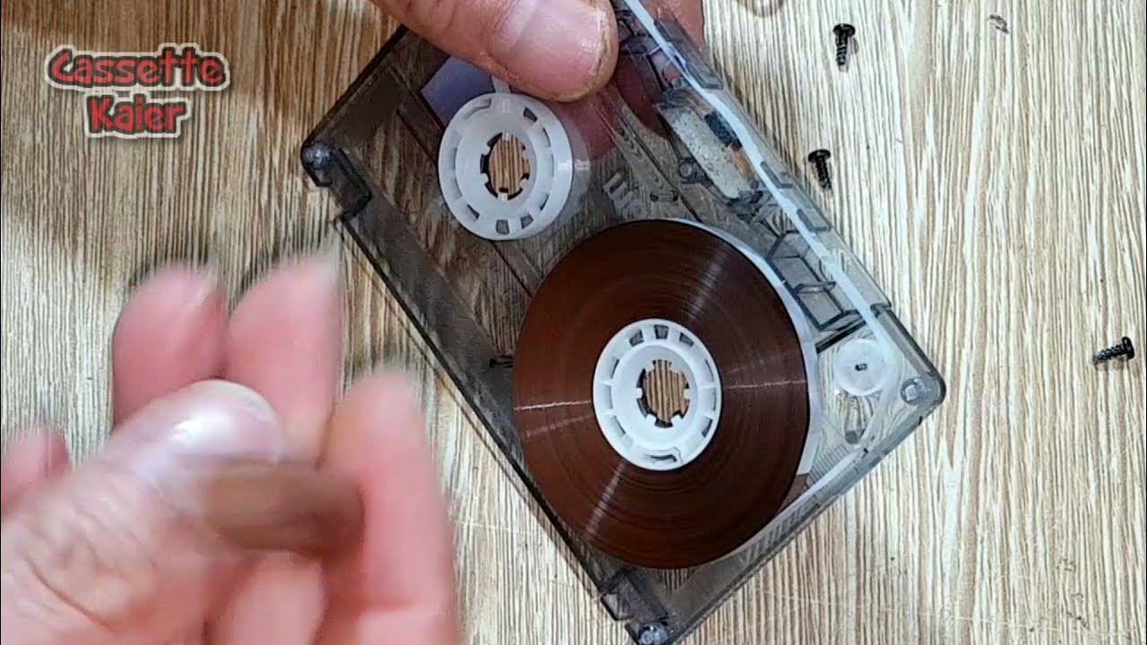 How to clean cassette tape line - YouTube
