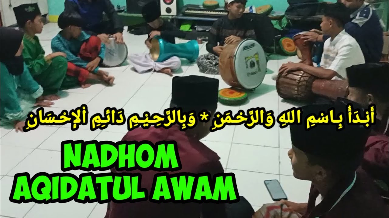 DARBUKA-NADHOM AQIDATUL AWAM - YouTube