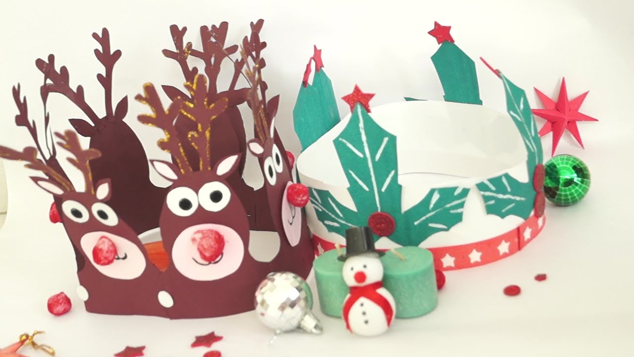 Christmas Headband Craft How To Make ||Christmas Head Wear Handmade ...