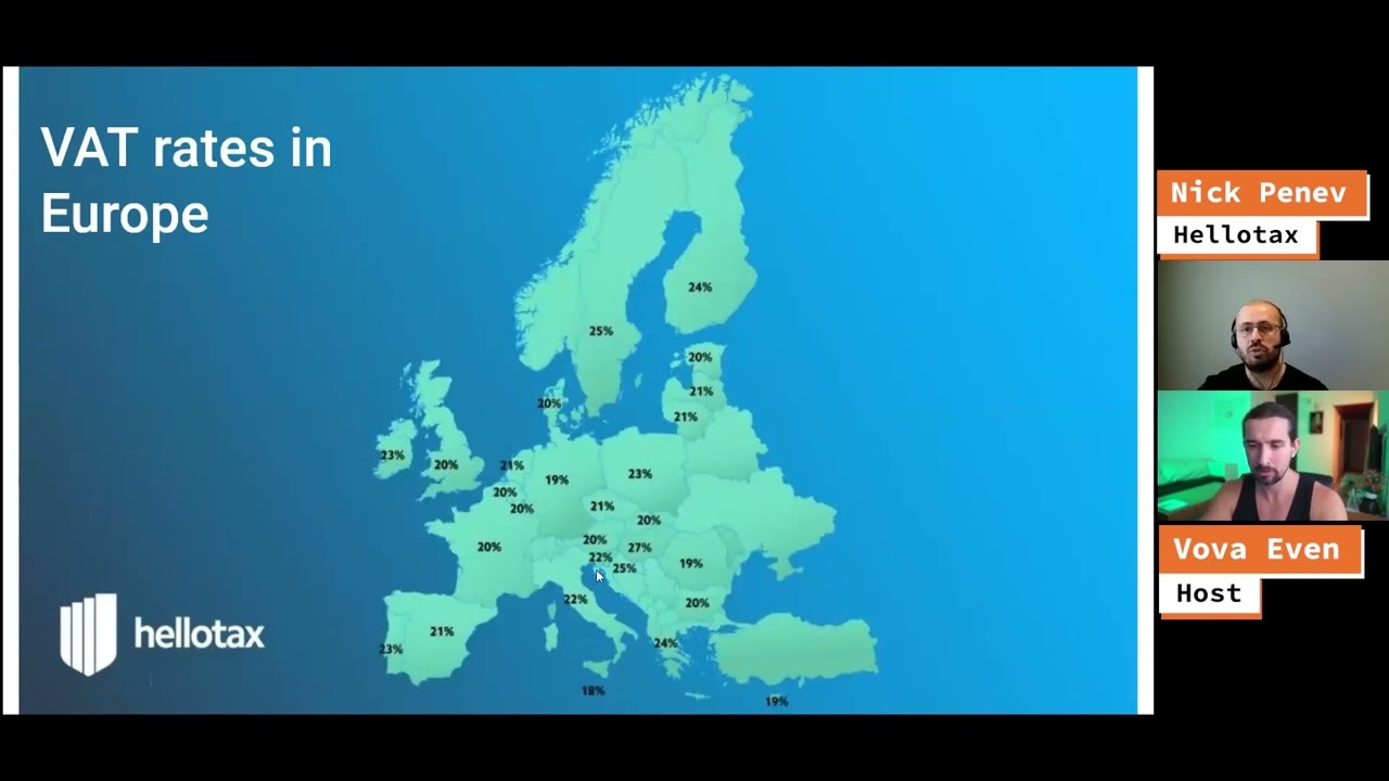 Secret Map Of VAT Rates In Europe - YouTube