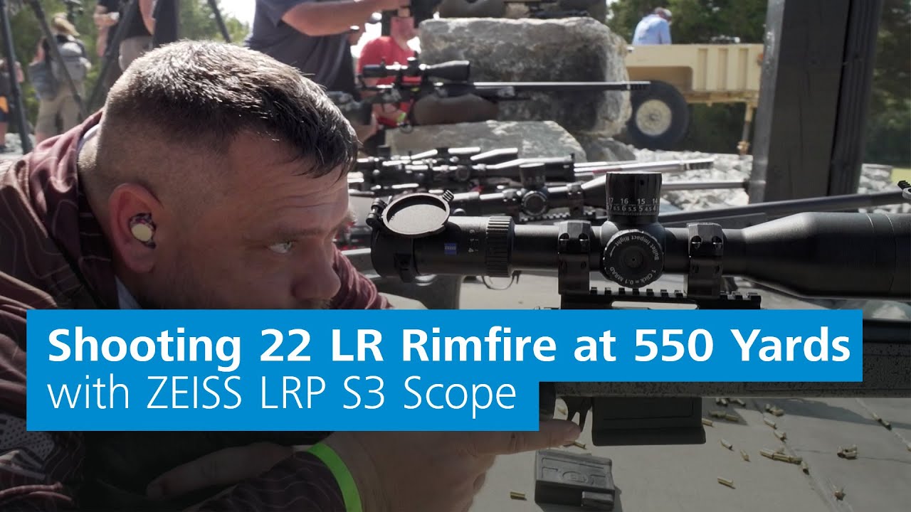 ZEISS LRP S3 Scope – Shooting Moving PRS Target at 550 Yards with 22 LR ...