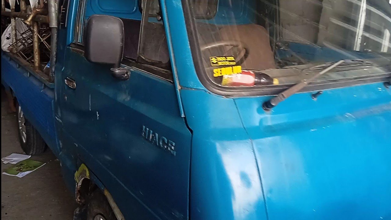 Toyota Hiace Diesel Pick Up Muatan Berat - YouTube