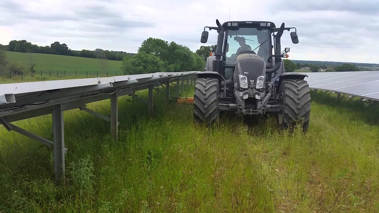 Teagle Handy Inter row mower - YouTube