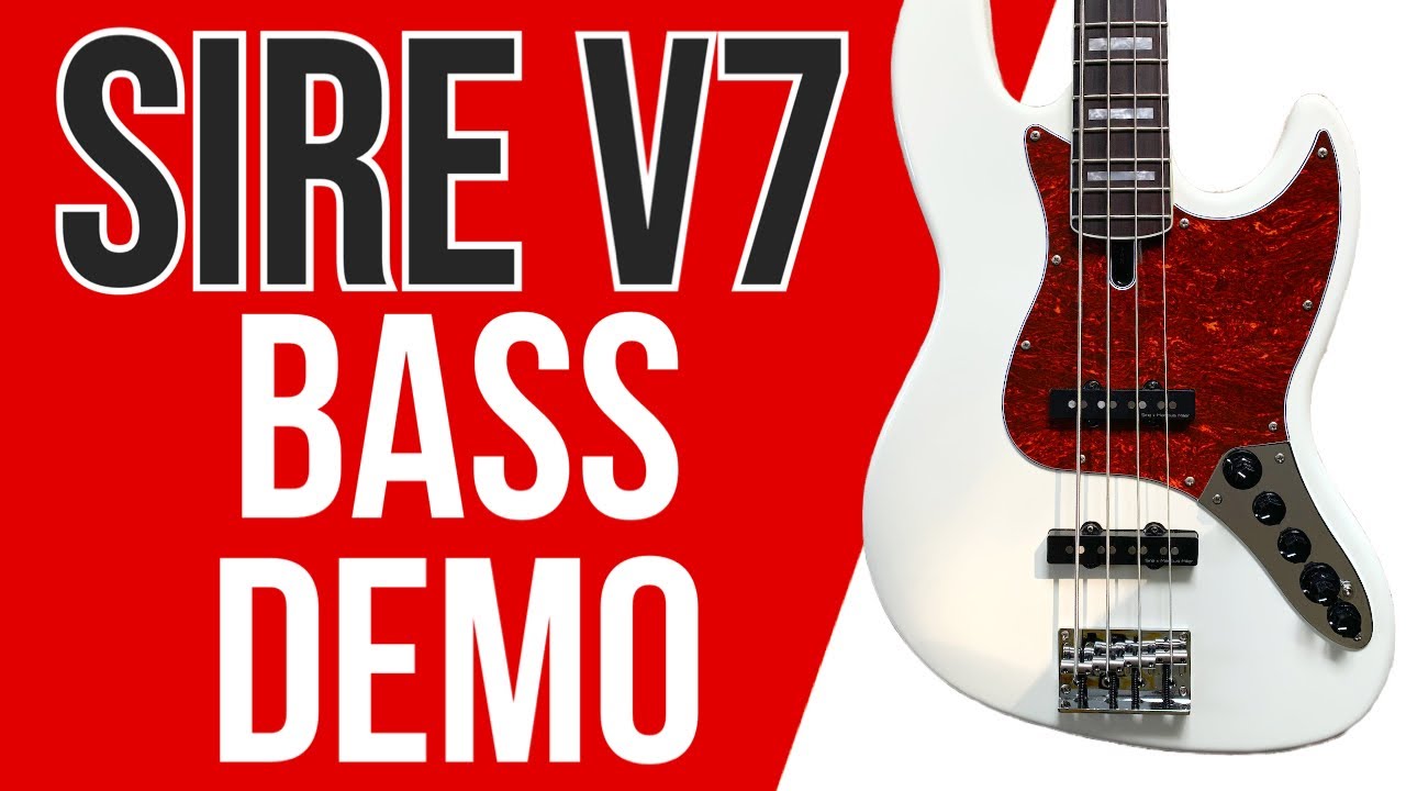 Active vs Passive Jazz Bass Comparison - Sire V7 Demo - YouTube