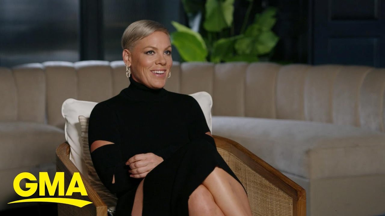 Pink talks family life, touring and upcoming album l GMA - YouTube