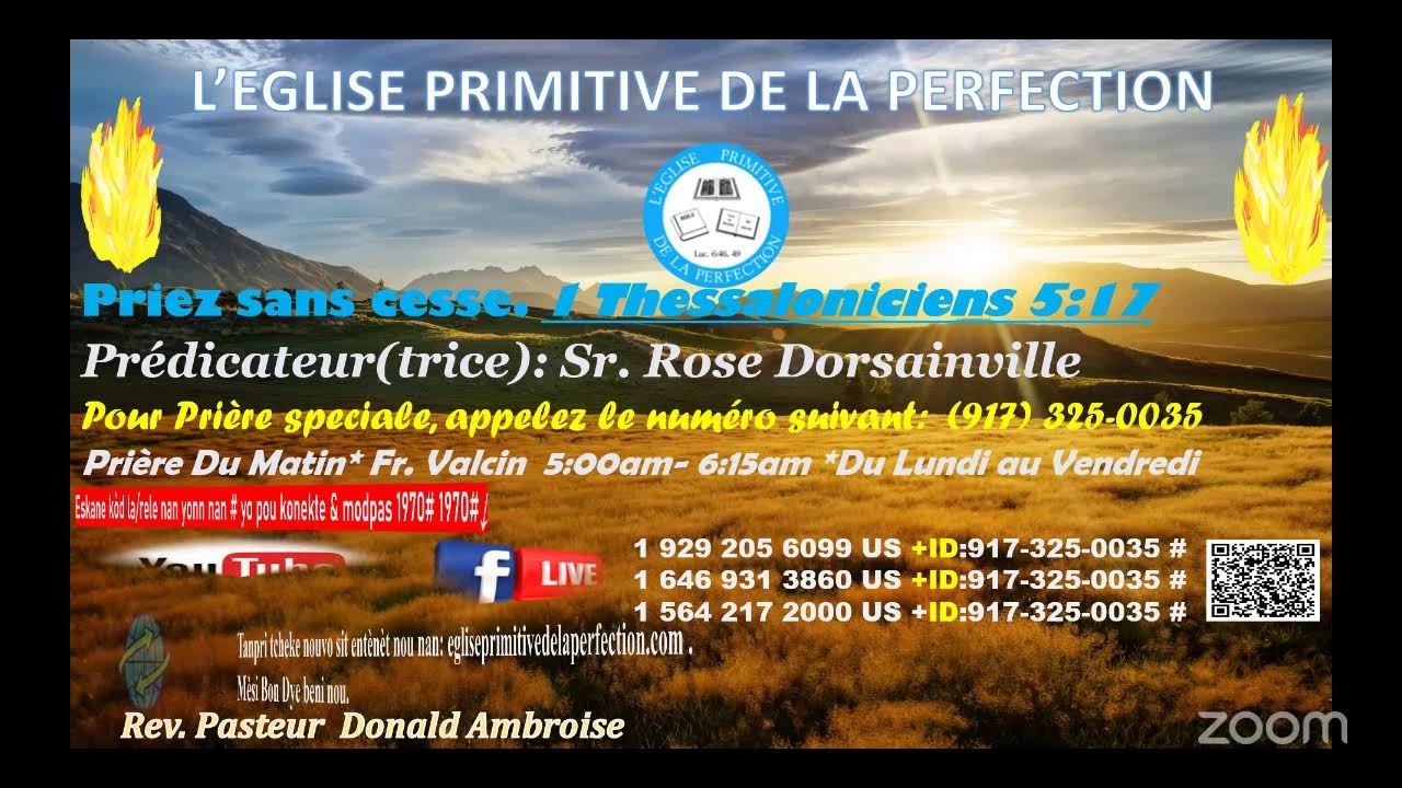 Donald Ambroise's Personal Meeting Room - YouTube