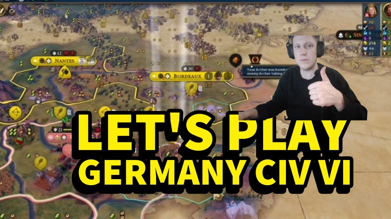 Lets Play Civilization 6 Germany. French Takeover - YouTube