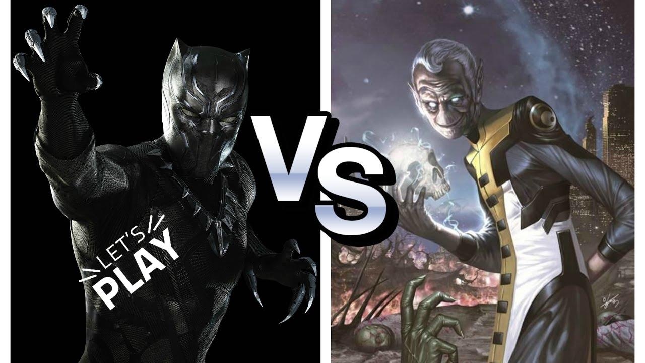 Marvel: Future Fight | T1 Black Panther (No Uniform) vs Ebony Maw (No ...