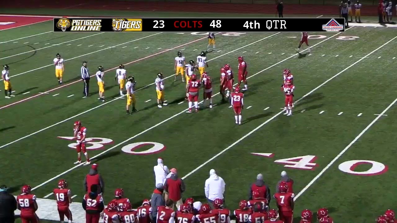 2020-2021 Prairie Grove Tigers vs Rivercrest Colts Football 4A Playoffs ...