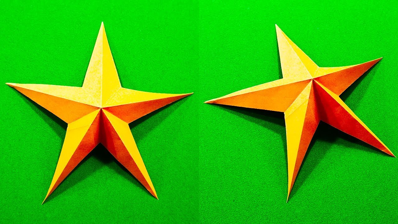 How To Make Paper Star | Simple and Easy Paper Star | DIY Paper Craft ...